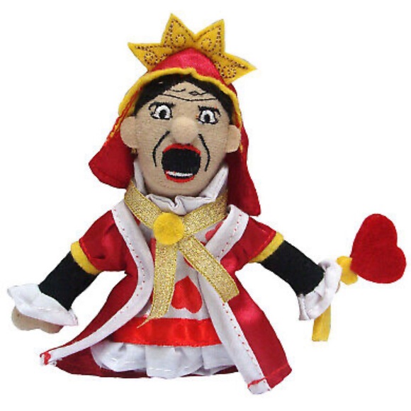 Toys | Preloved Alice In Wonderland Queen Of Hearts Plush Finger Puppet ...